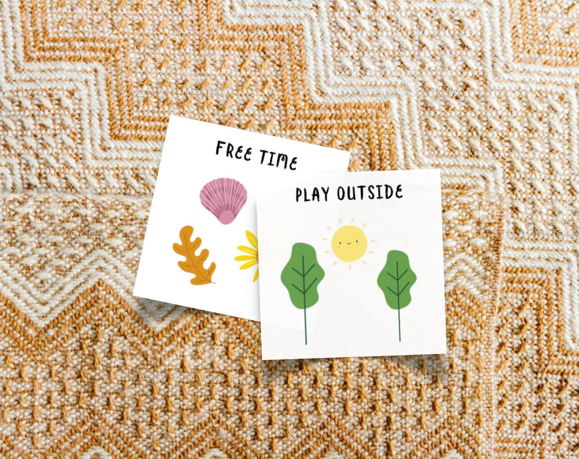 Editable Morning Evening Daily Visual Routine Chart Cards - Etsy