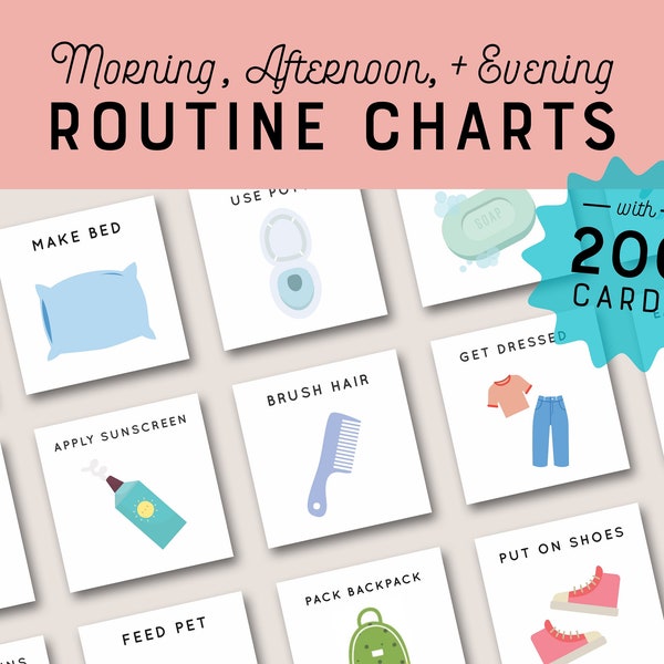 Routine Chart - Etsy