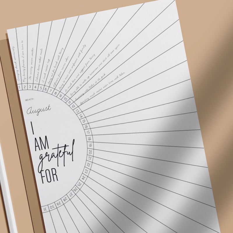 Wellbeing Journal Daily - Etsy