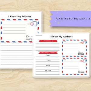 Address Kids Worksheet Address Practice Learning Life Skills Busy ...