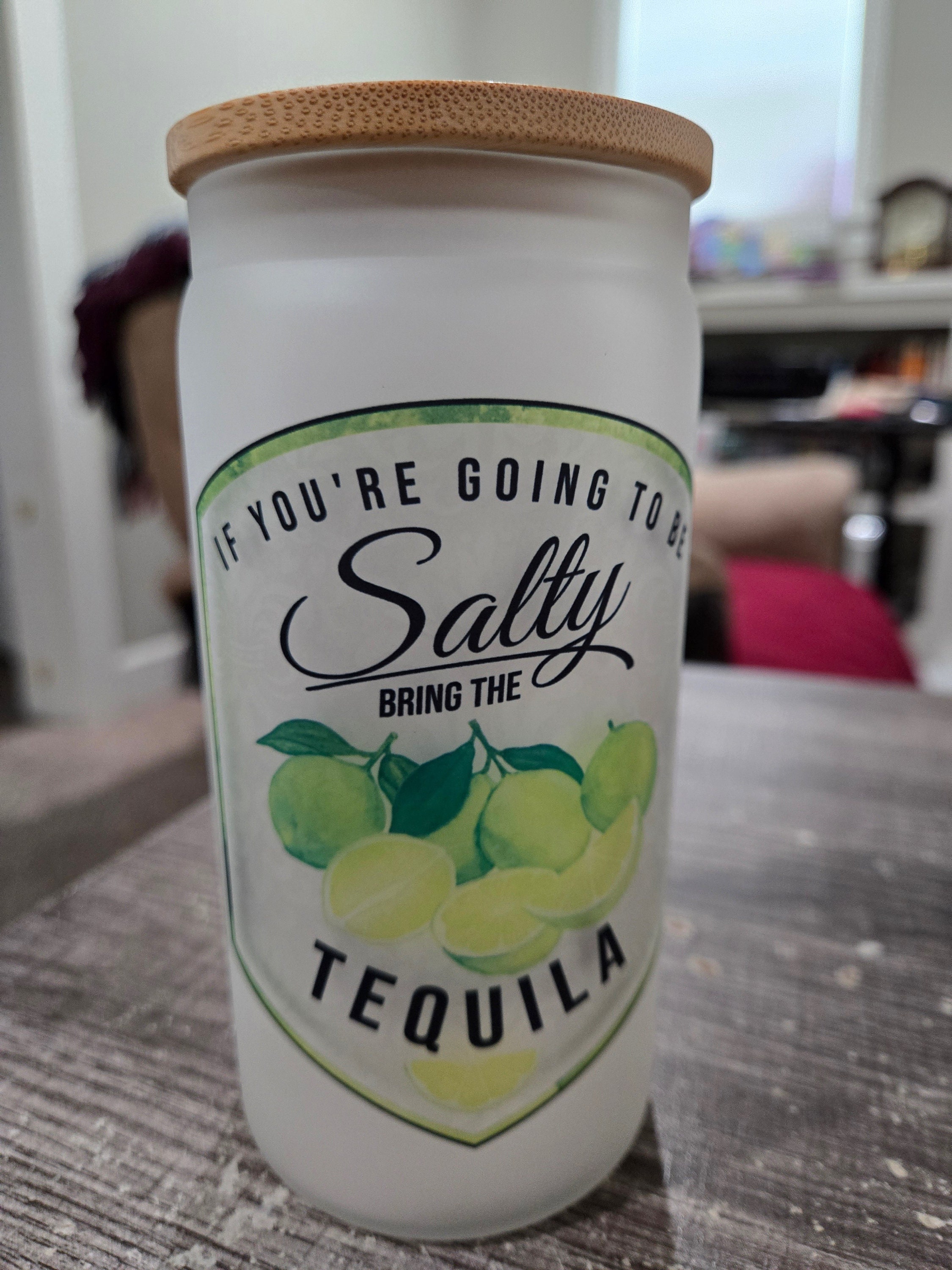 Drink Label 16oz Glass Cans - Etsy