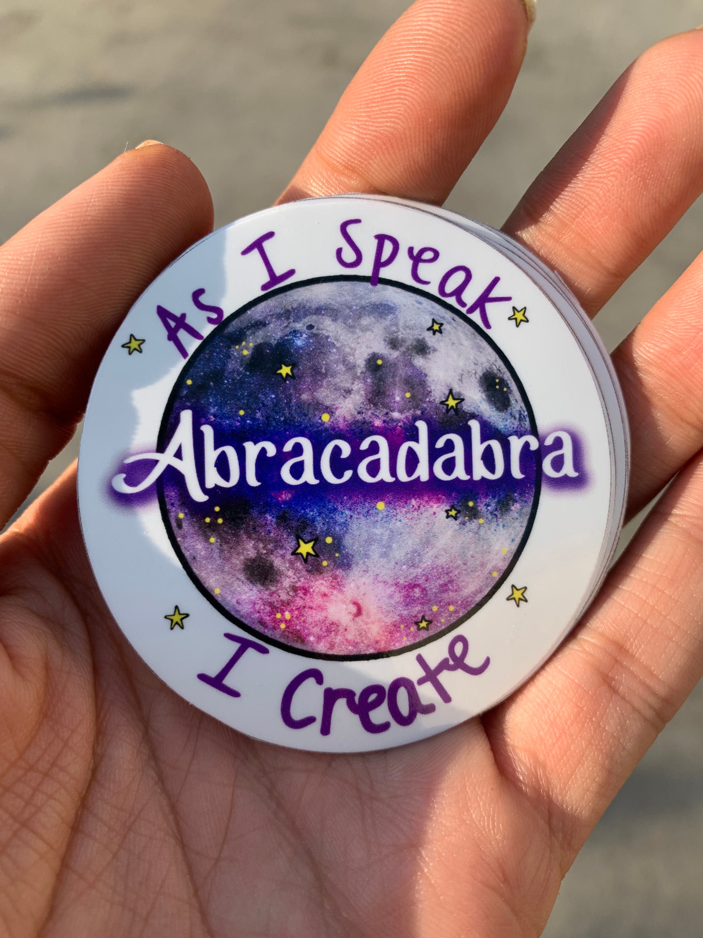 Abracadabra Sticker - Etsy