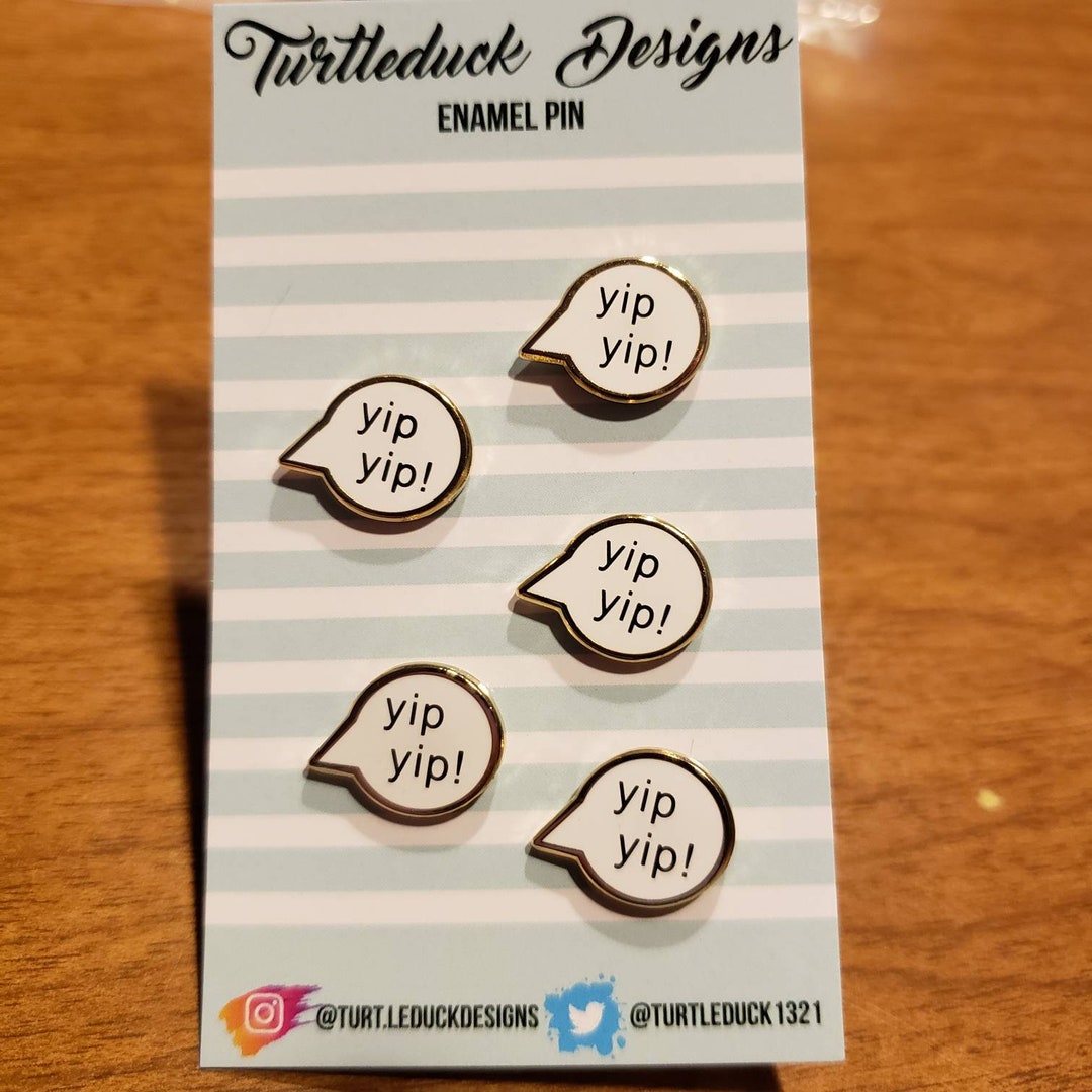 Yip Yip Speech Bubble Pin Board Filler Pins - Etsy UK