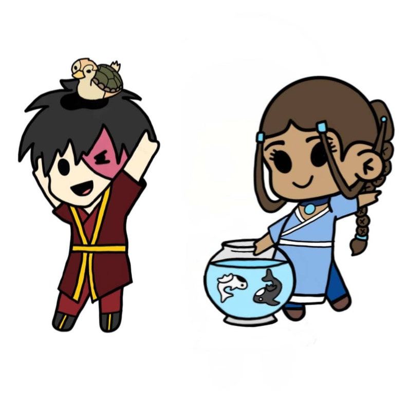 Gaang Aang Katara Zuko Sokka Suki and Toph Sticker Set | Etsy Gaang Aang Katara Zuko Sokka Suki and Toph Sticker Set | Etsy