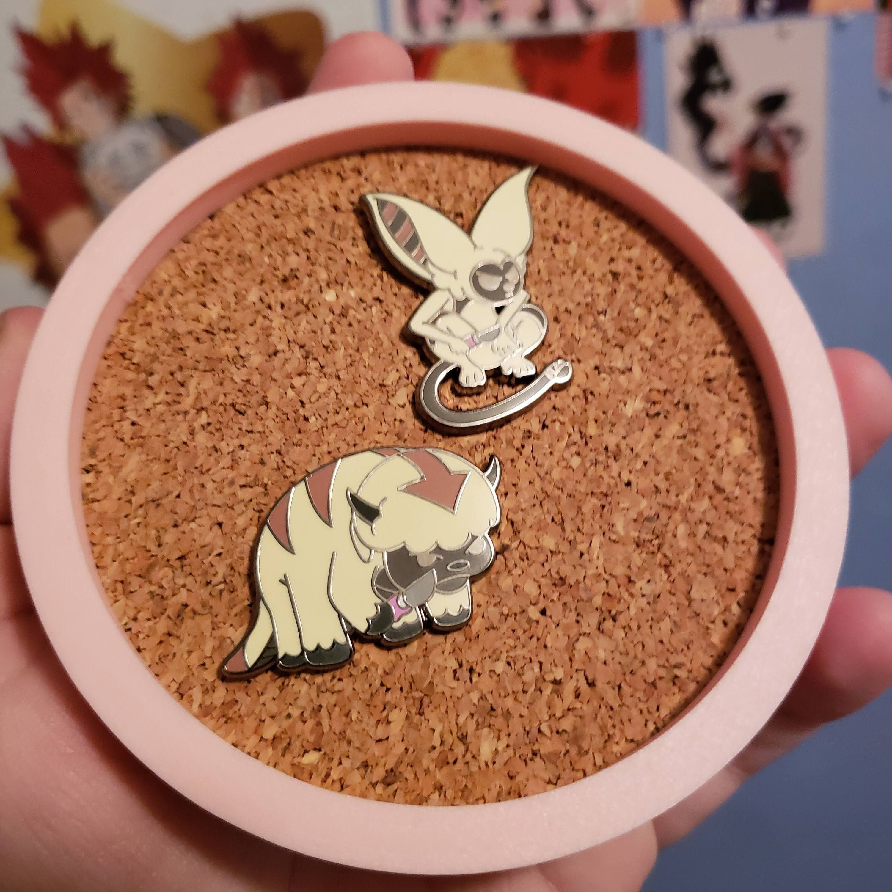 ATLA Appa and Momo With A Knife Meme Pins | Etsy