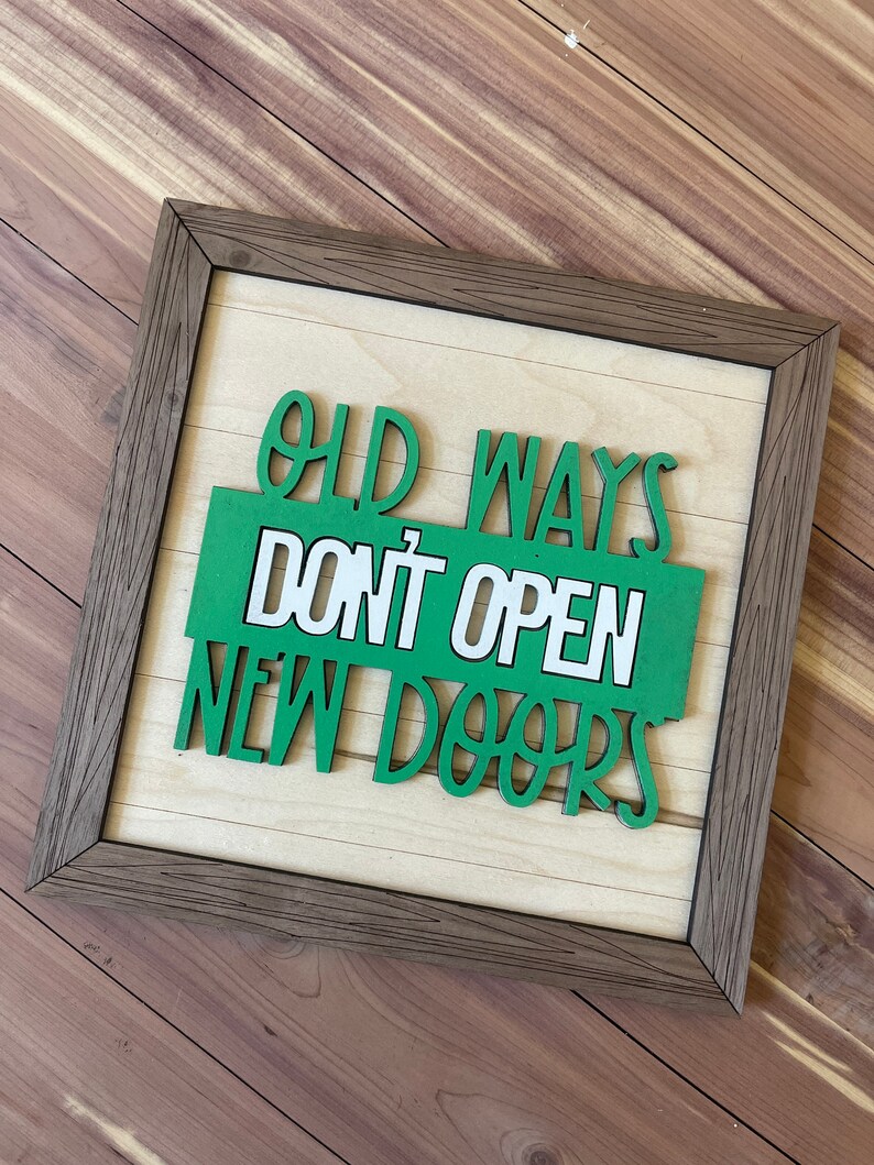 New Doors Wall/desk Sign - Etsy
