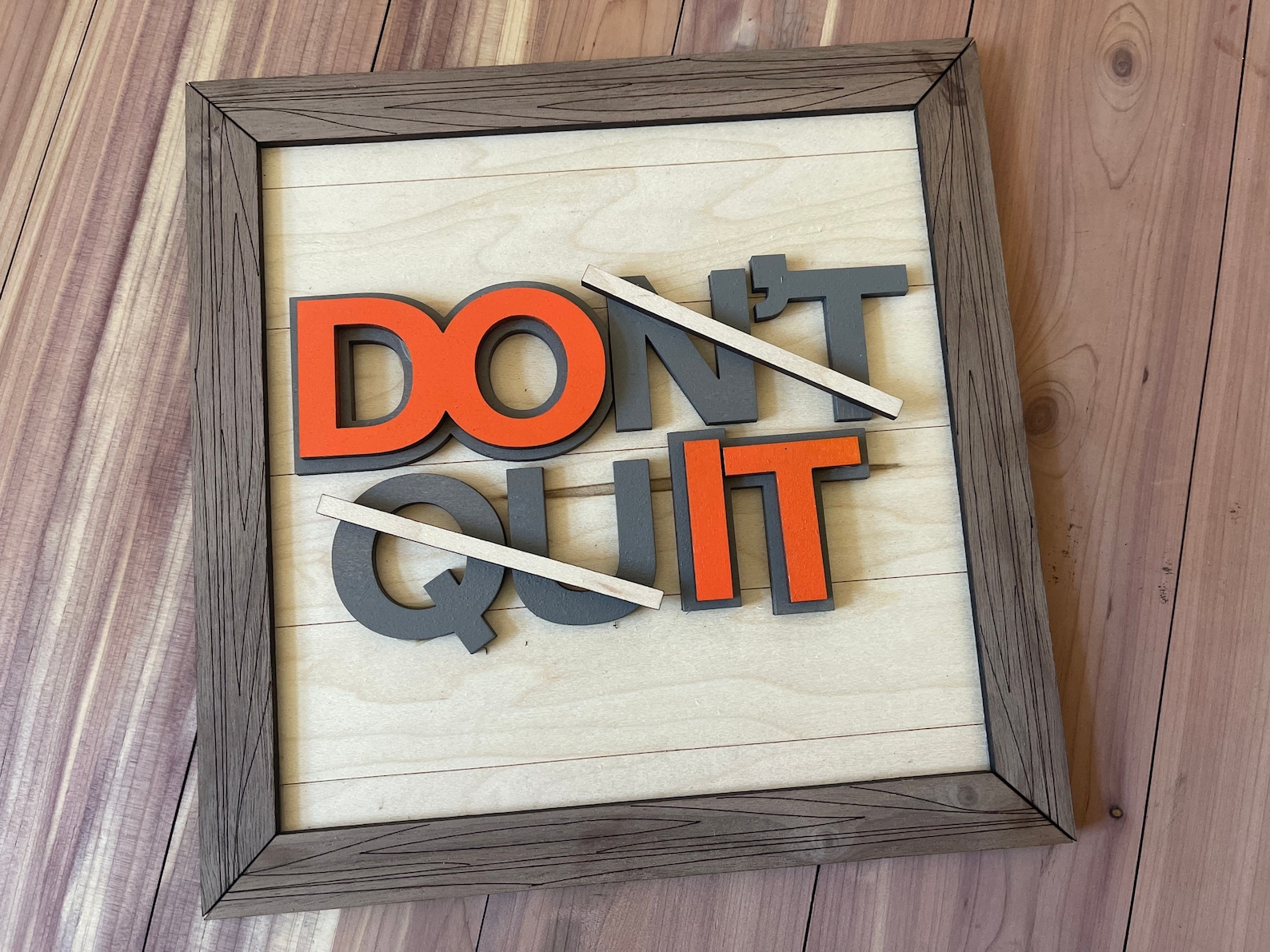 Don't Quit Sign Do It Plaque Office Wall Art - Etsy