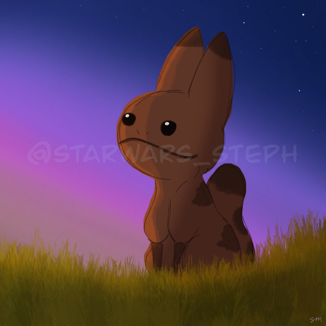 Sunrise/sunset Loth Cat 8x8 Glossy Print Star Wars Art - Etsy