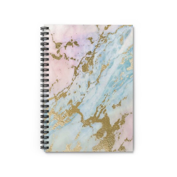 Marble Notebook - Etsy