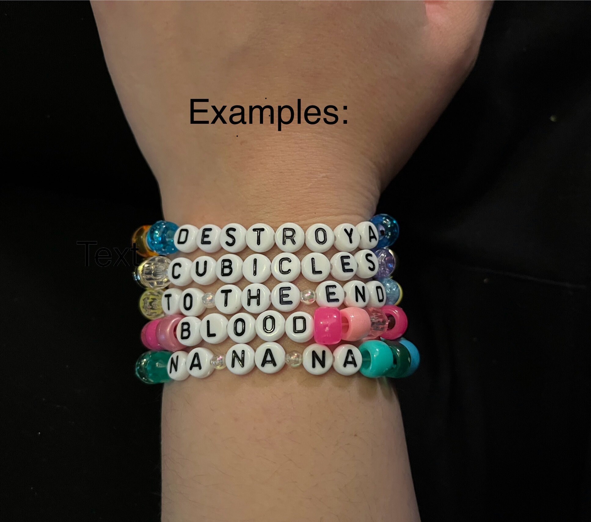 My Chemical Romance Friendship Bracelets (3 Danger Days Themed RANDOM ...