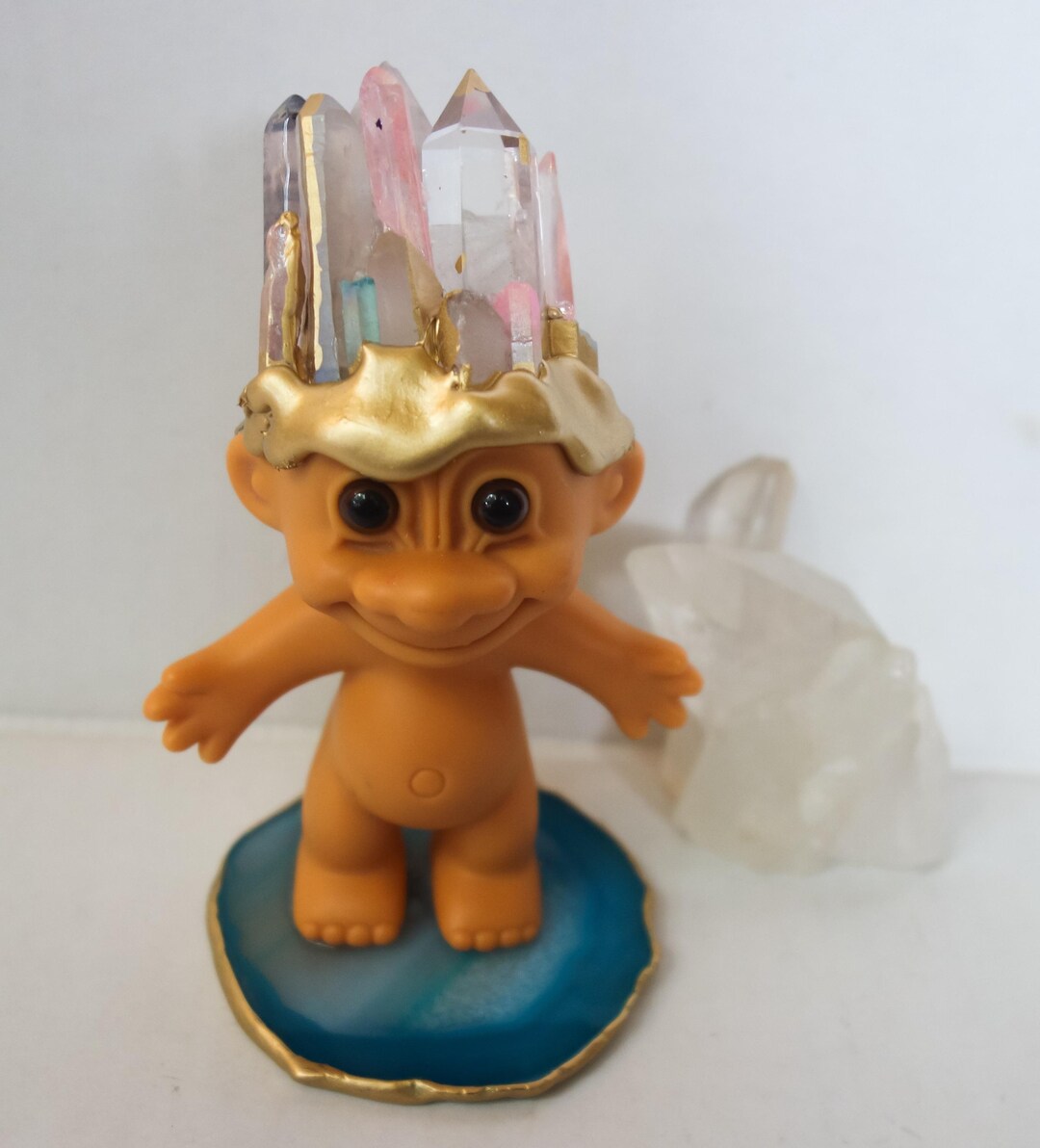 Upcycled Crystal Full Size Troll Doll - Etsy