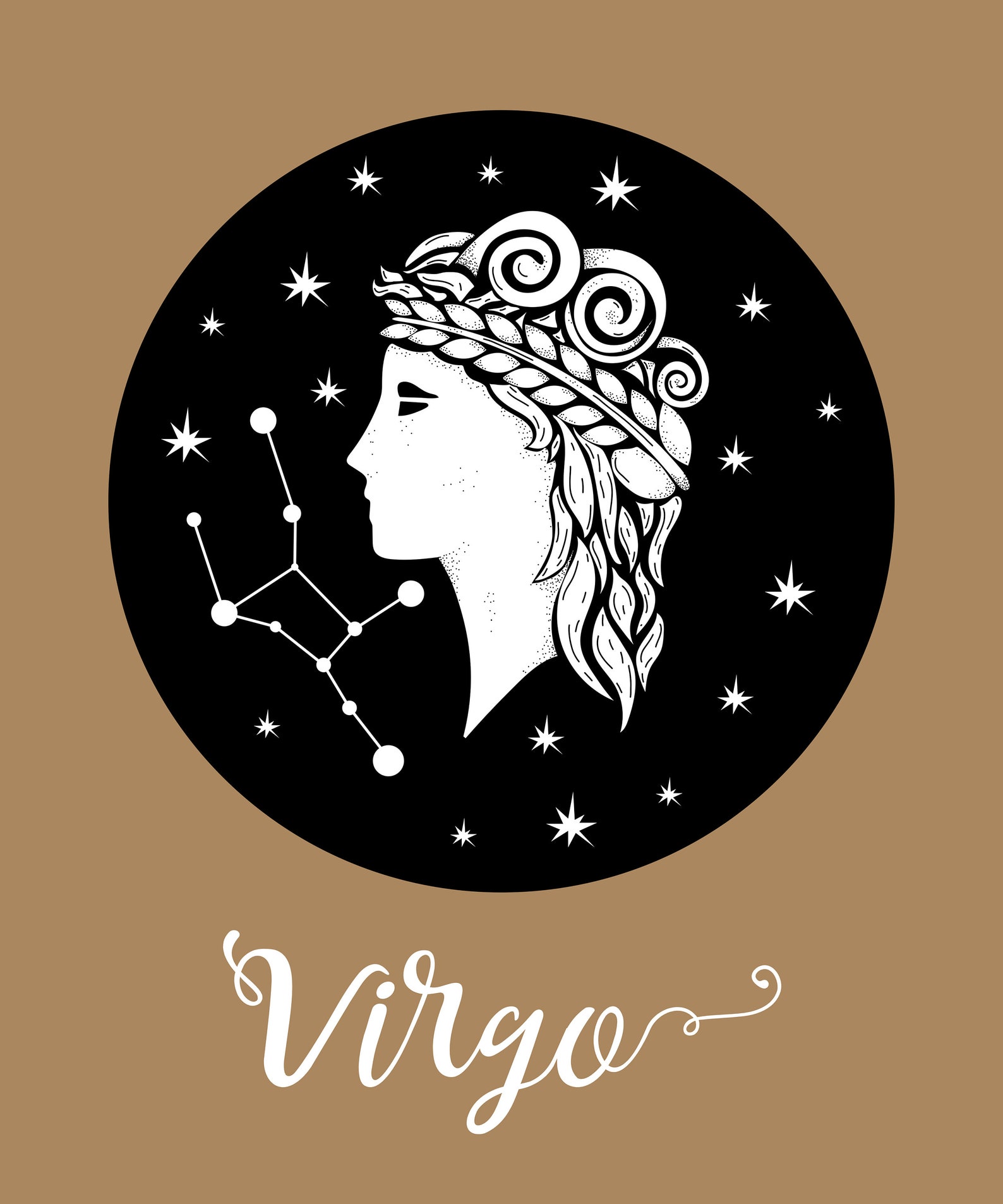 Virgo Custom Zodiac Sign Tshirt Virgo Birthday Gift Idea | Etsy