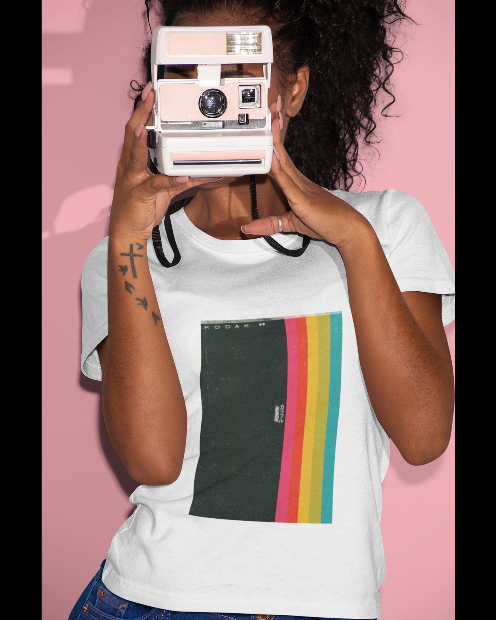 Retro Polaroid Graphic Tee Womens | Kodak Film T Shirt | Vintage ...