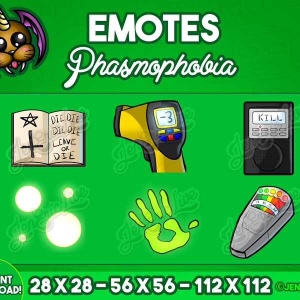 Phasmophobia Discord Emotes - Etsy