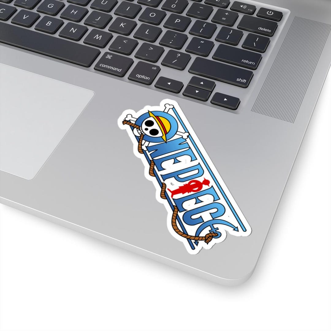 One Piece Logo Sticker, Original Onepiece Anime Decal, Straw Hat ...