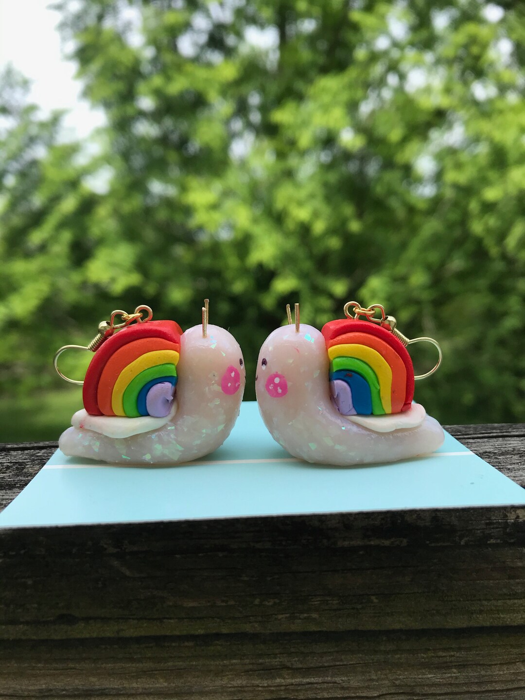 Rainbow Snails - Etsy