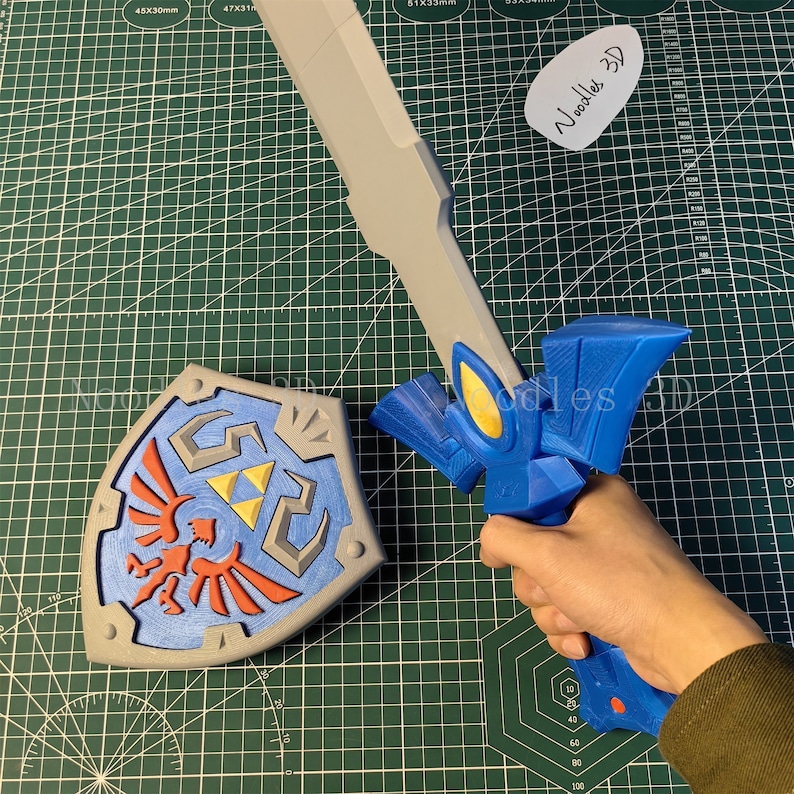 3D Printed Life-size Link Master Sword Skyward Sword Zelda Link's ...