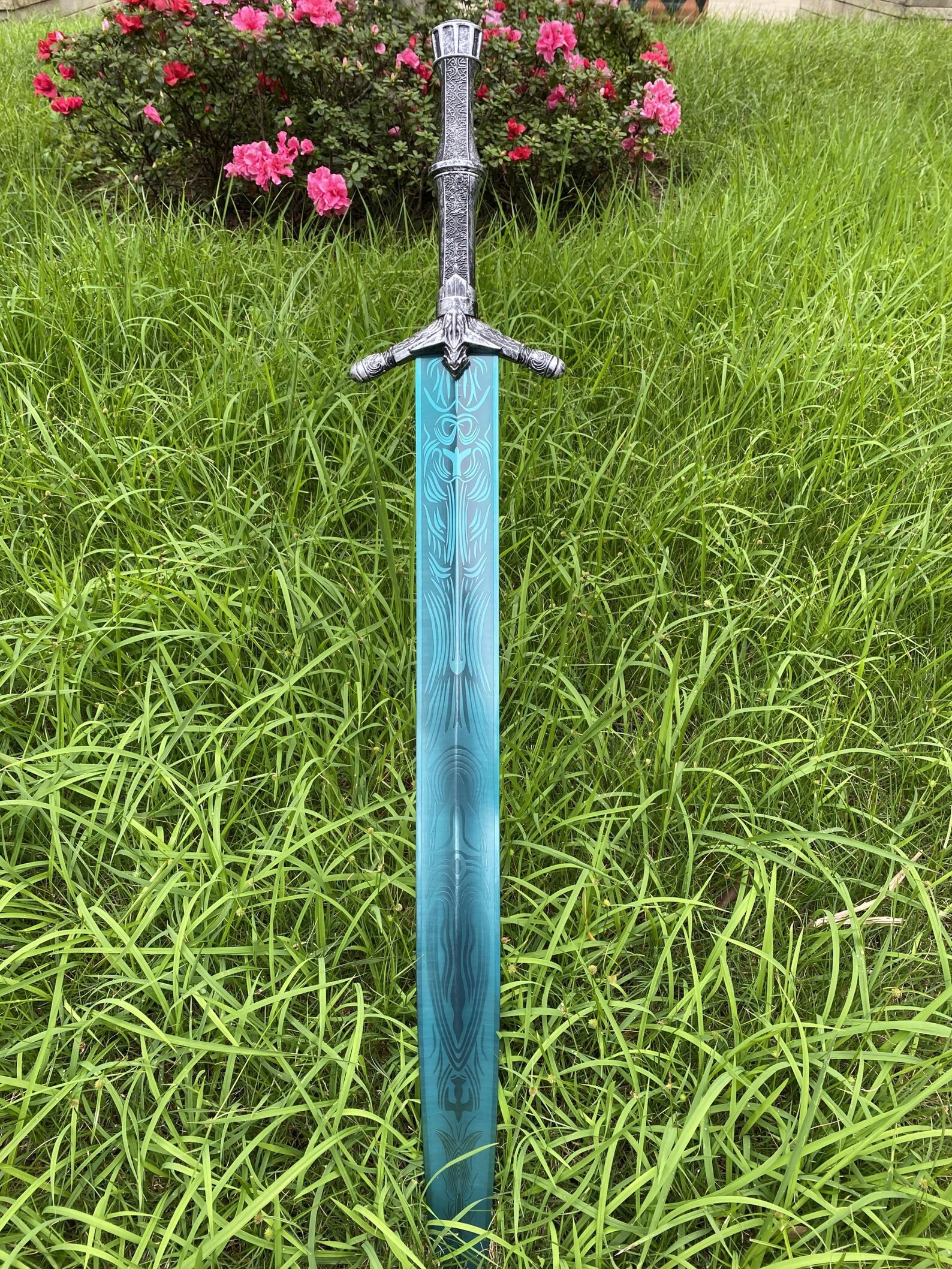 High-end Holy Moonlight Sword Dark Moon Greatsword Steel Replica Life ...