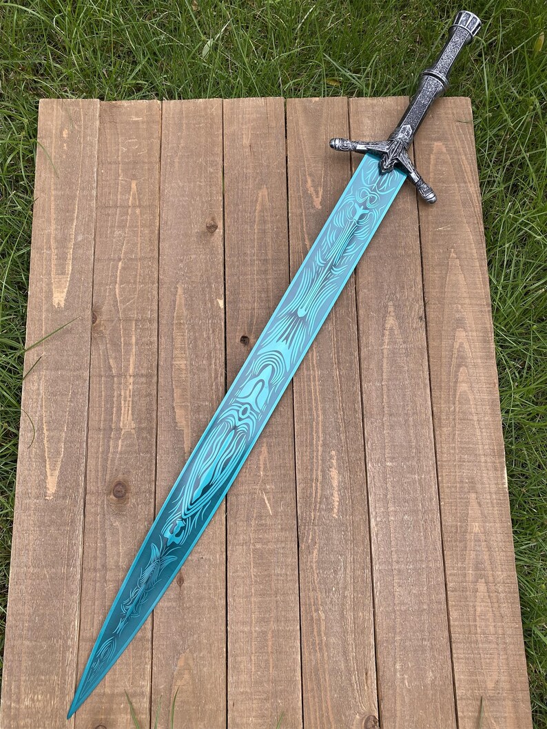 High-end Holy Moonlight Sword Dark Moon Greatsword Steel Replica Life ...