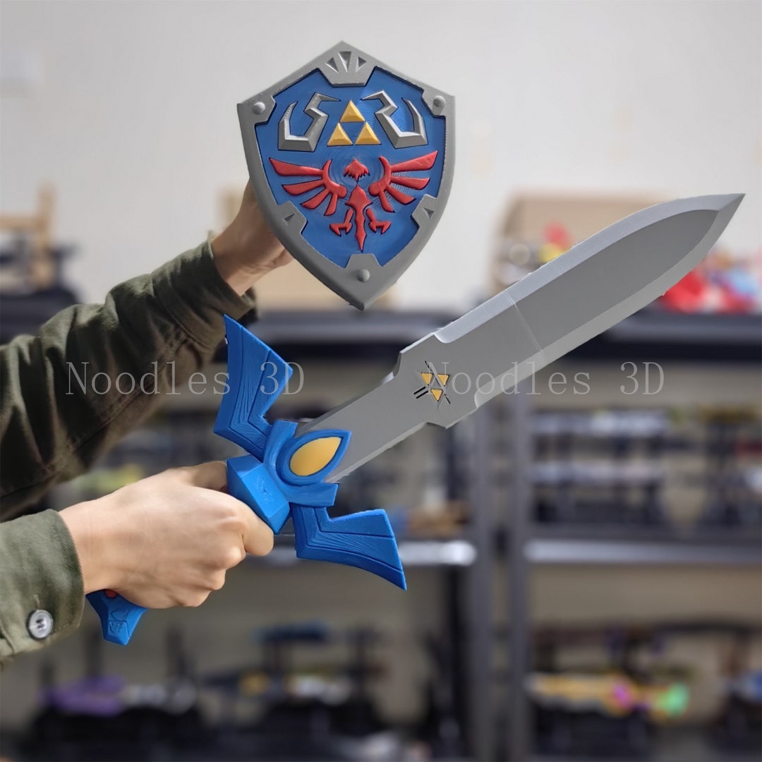 3D Printed Life-size Link Master Sword Skyward Sword Zelda Link's ...