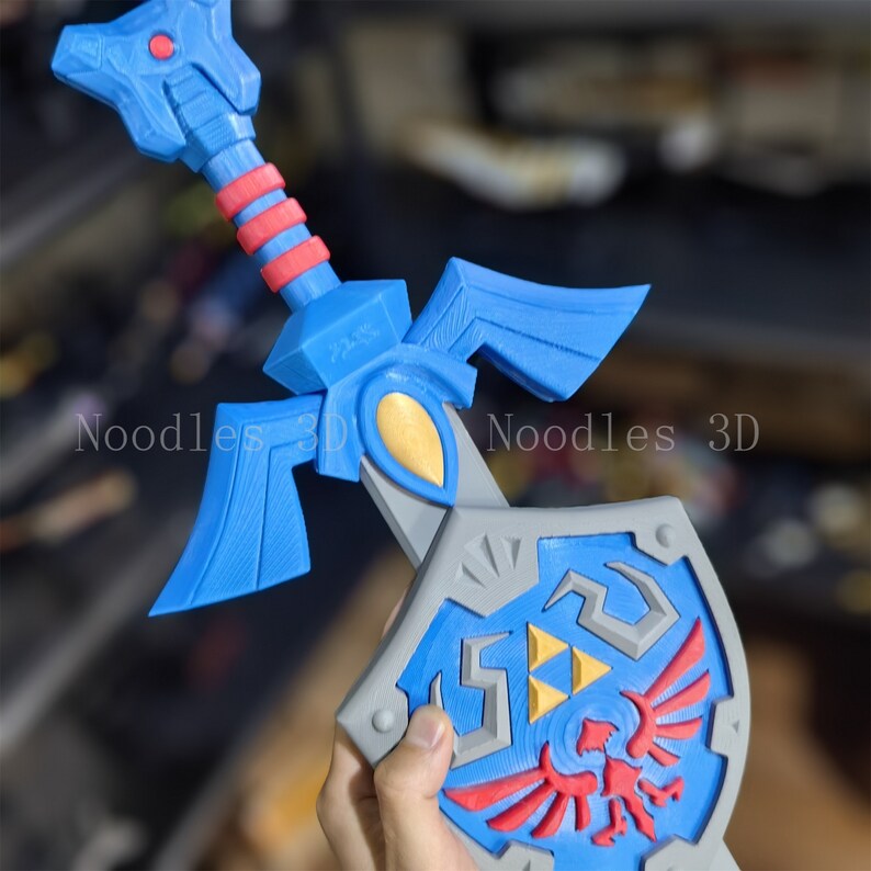 3D Printed Life-size Link Master Sword Skyward Sword Zelda Link's ...