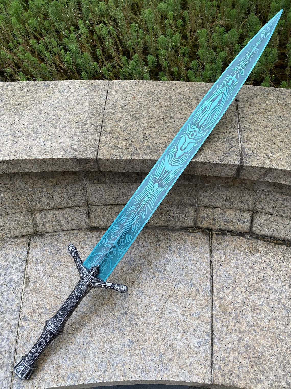 High-end Holy Moonlight Sword Dark Moon Greatsword Steel Replica Life ...