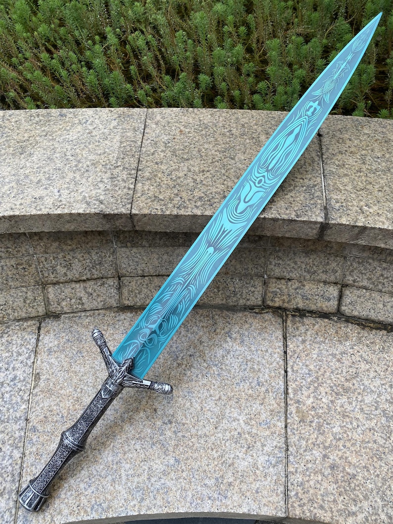 High-end Holy Moonlight Sword Dark Moon Greatsword Steel Replica Life ...