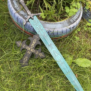 High-end Holy Moonlight Sword Dark Moon Greatsword Steel Replica Life ...