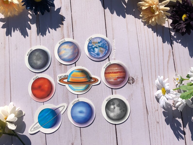 Jupiter Celestial Space Planet Decorative Sticker - Etsy