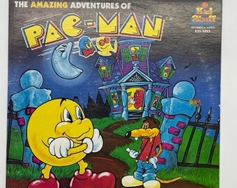 The Amazing Adventures of Pac-man Vinyl Record LP KSS 5023 Kid Stuff ...