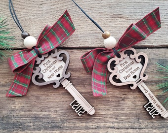 New Home Ornament Key - Etsy