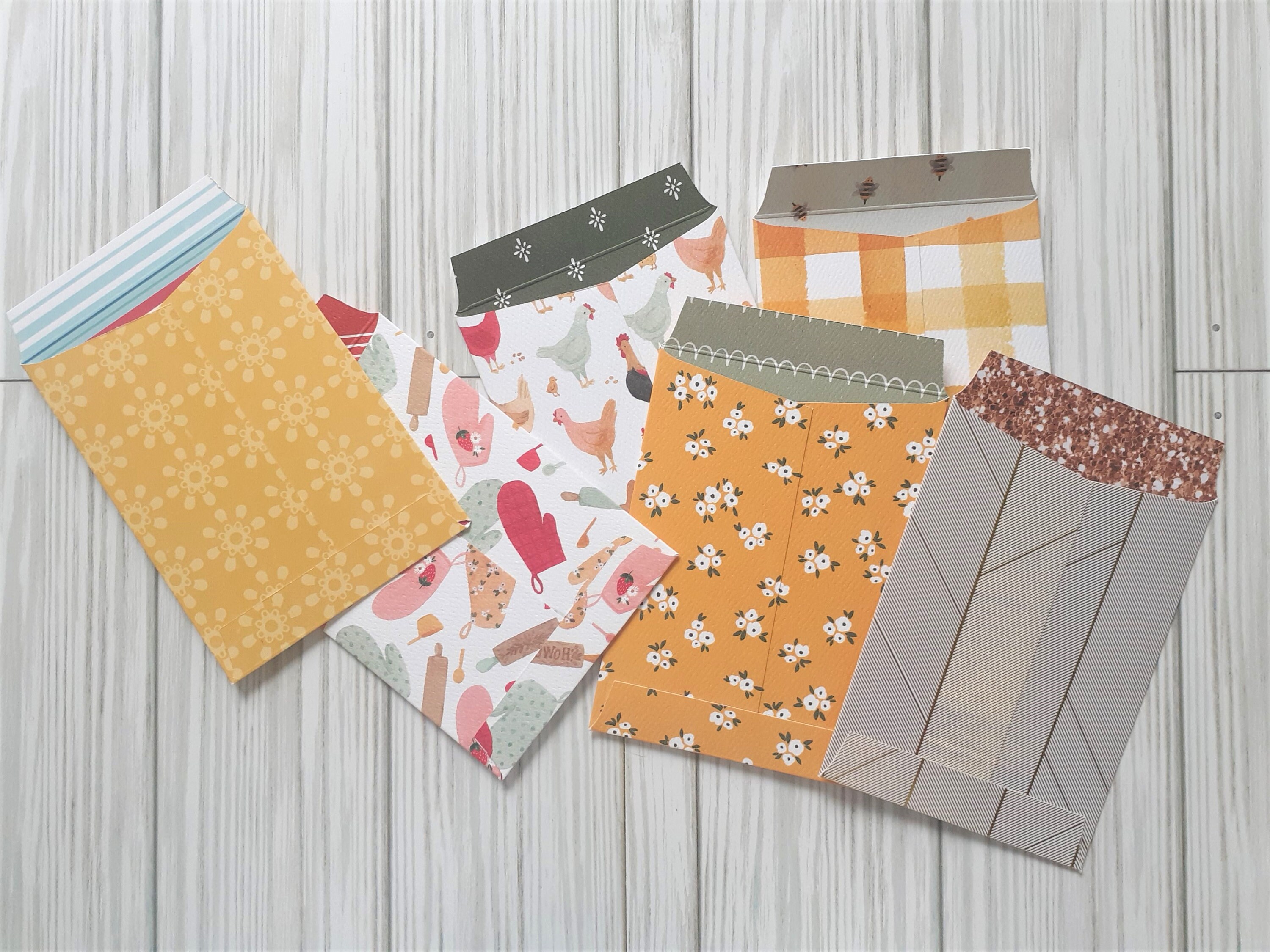 Assorted Pocket Card Envelopes, Flap, Gift Card Holder, Small Notes - Etsy