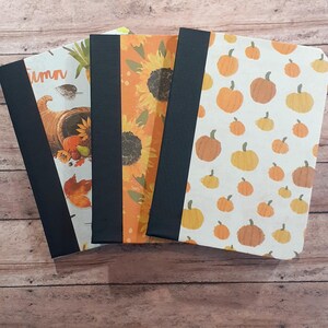 Autumn Joy Mini Notebook Trio, Small Composition Books, Little Notepads ...