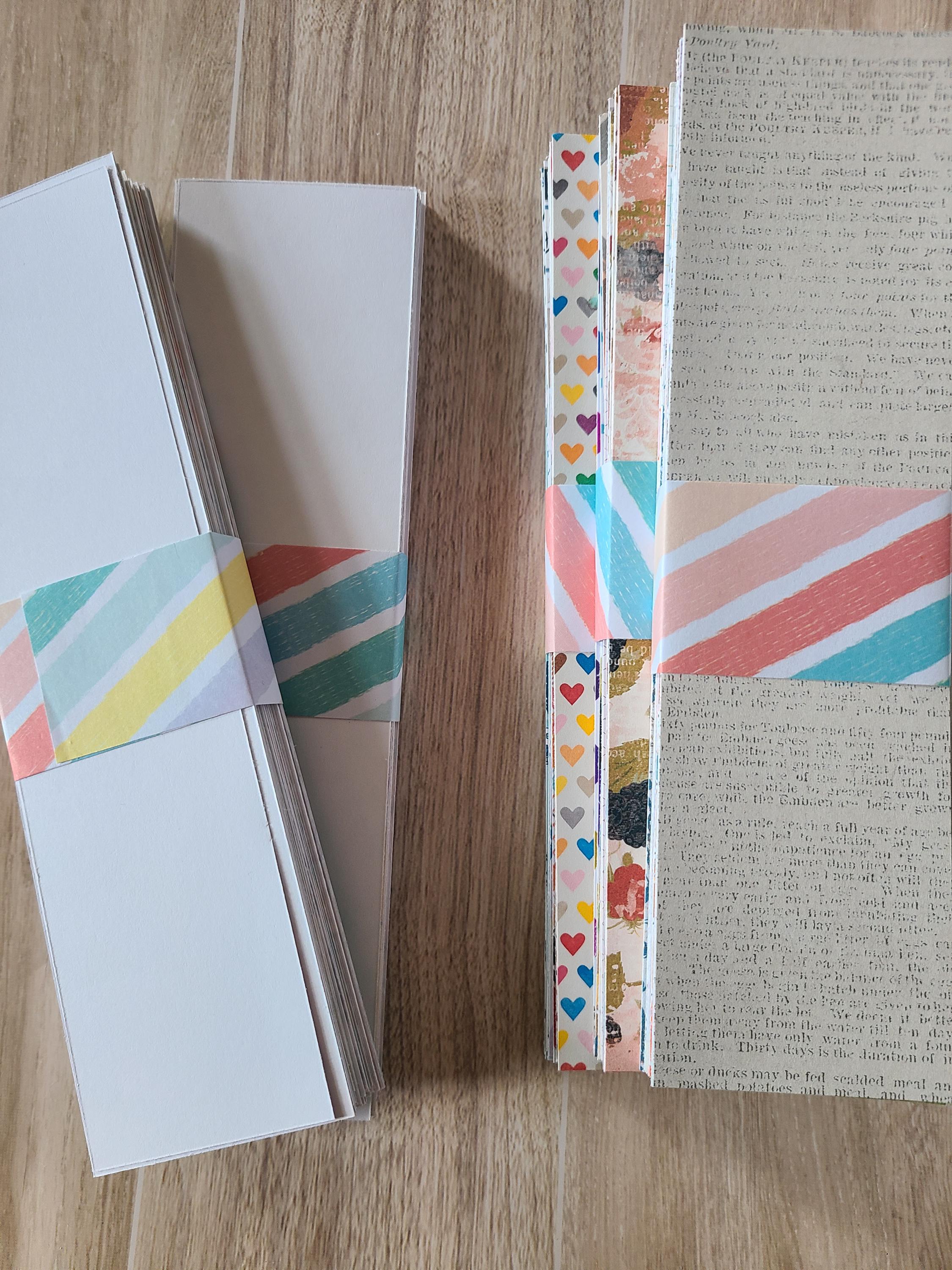 Cardstock Destash, Crafting Supplies, Journal Ephemera, Approx 2