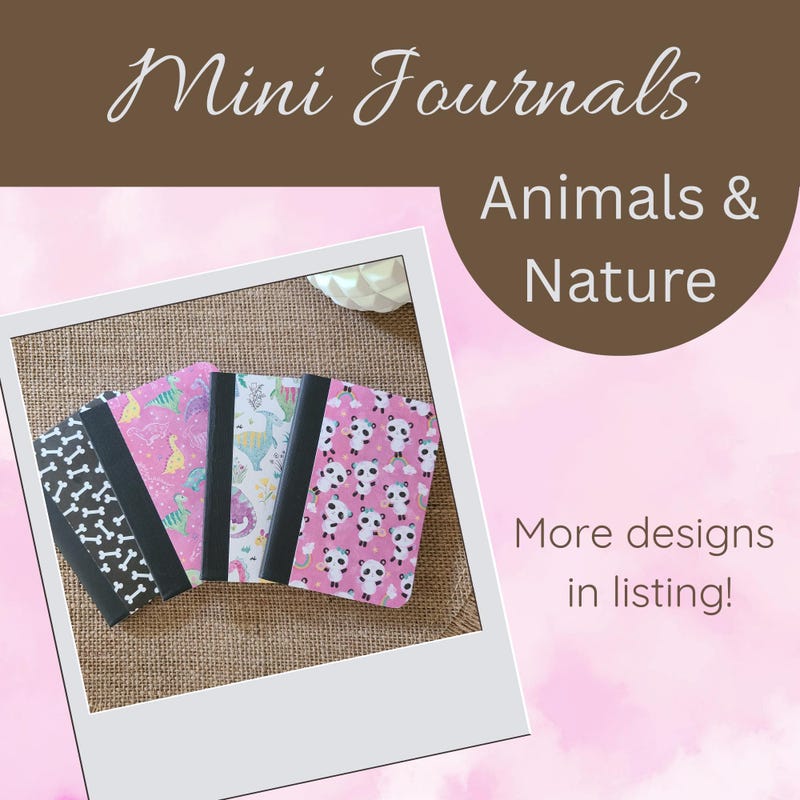 Small Animal Notebook - Etsy