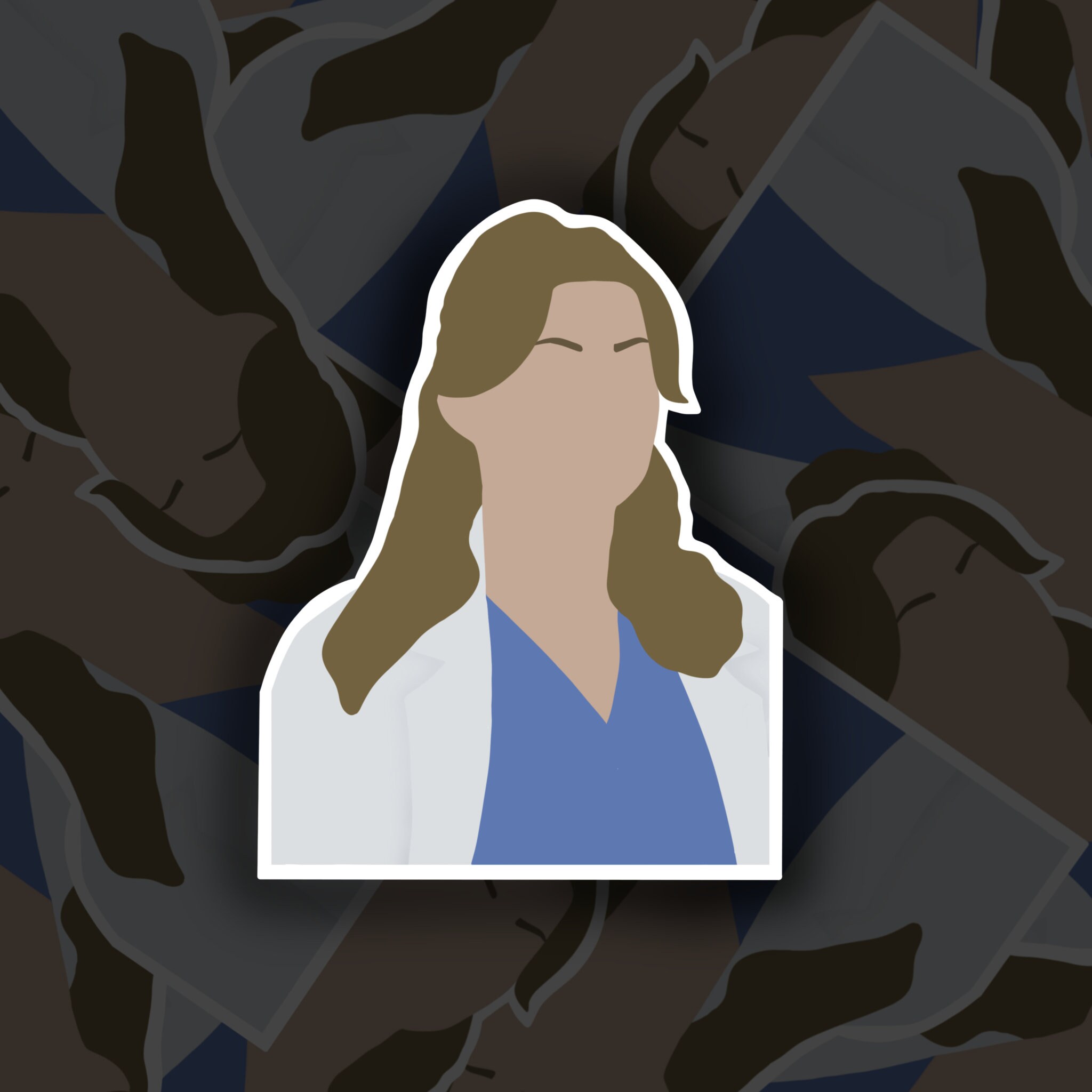 Grey's Anatomy Meredith Sticker Cute Stickers Stickers - Etsy