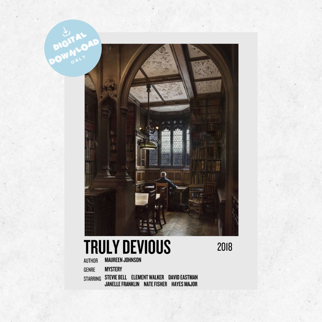 Truly Devious Aesthetic Poster - Etsy