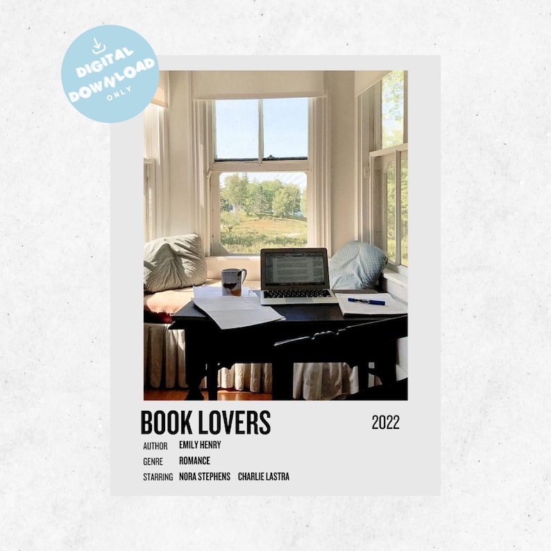 Book Lovers Aesthetic Poster - Etsy