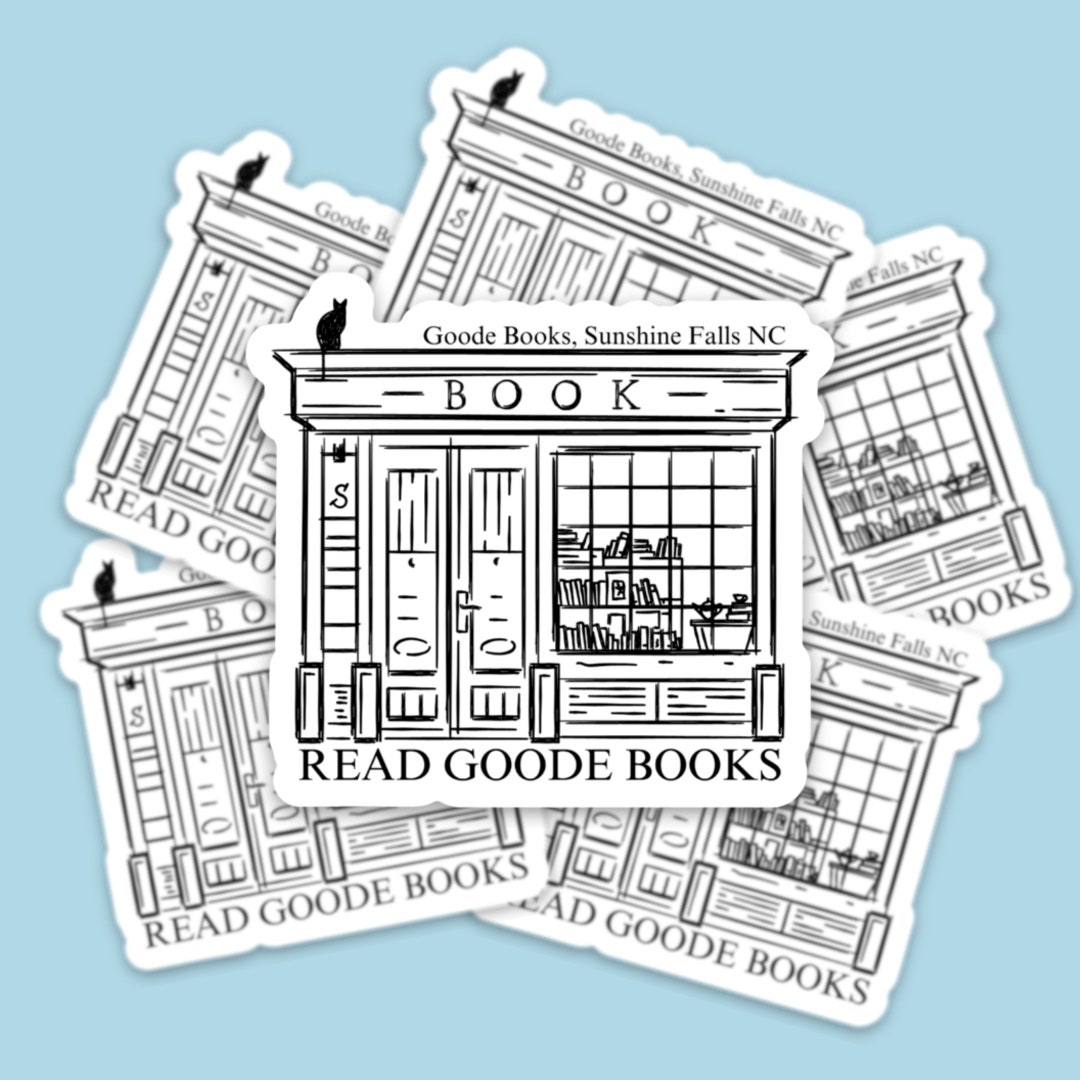 Book Lovers Inspired Read Goode Books Sticker - Etsy