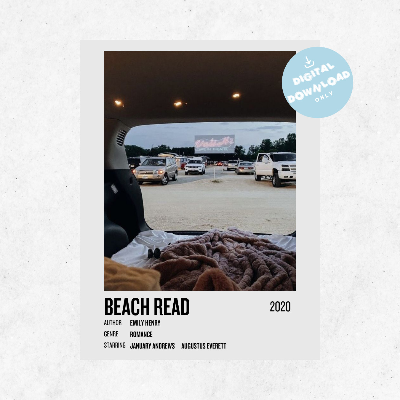 Beach Read Aesthetic Poster - Etsy