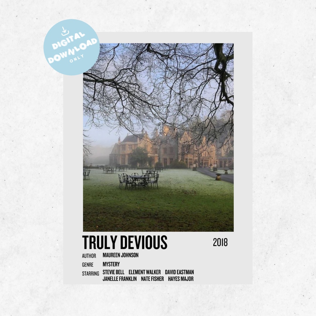 Truly Devious Aesthetic Poster - Etsy