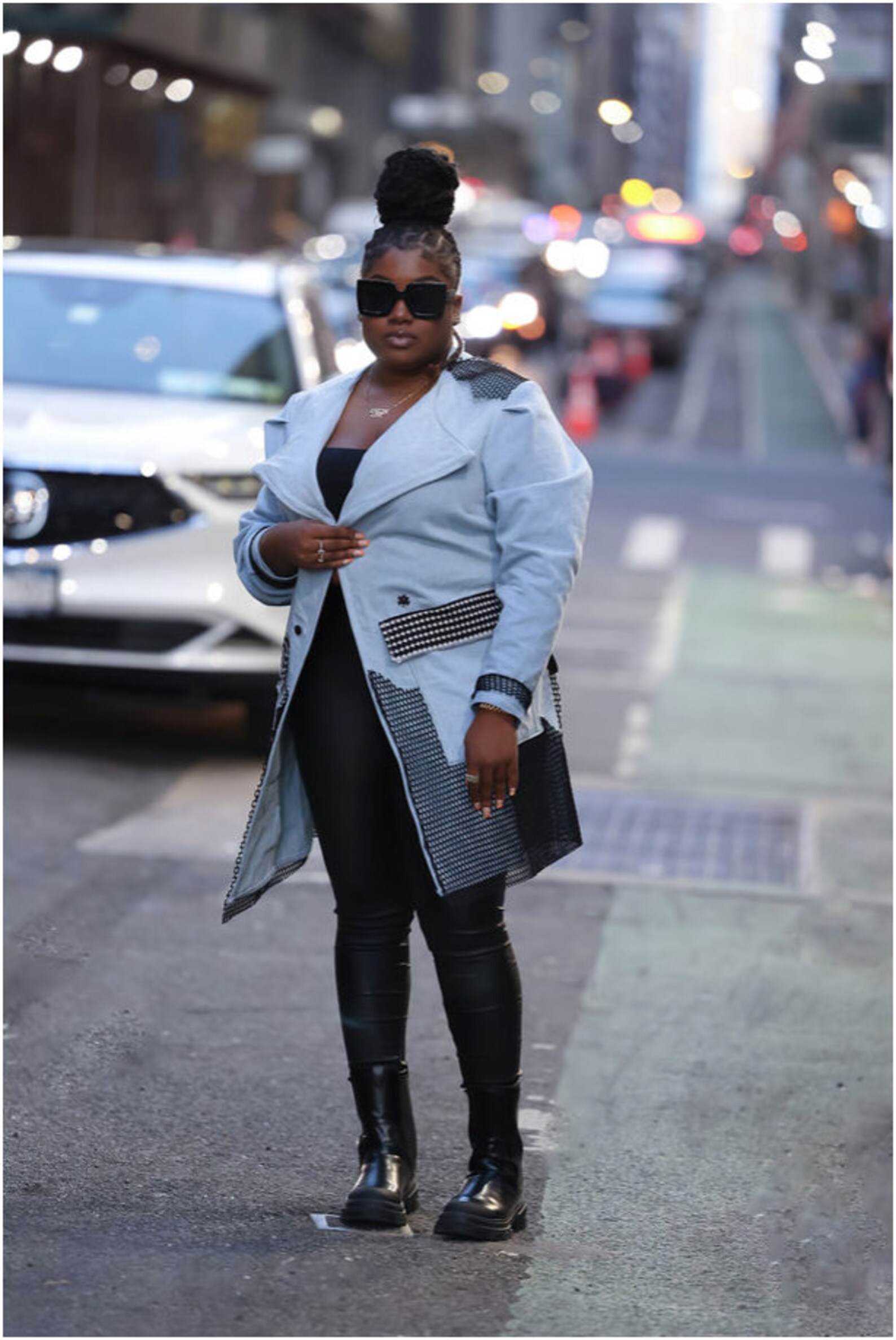 The Ari Plus Size Denim Jacket - Etsy