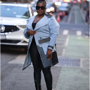 The Ari Plus Size Denim Jacket - Etsy