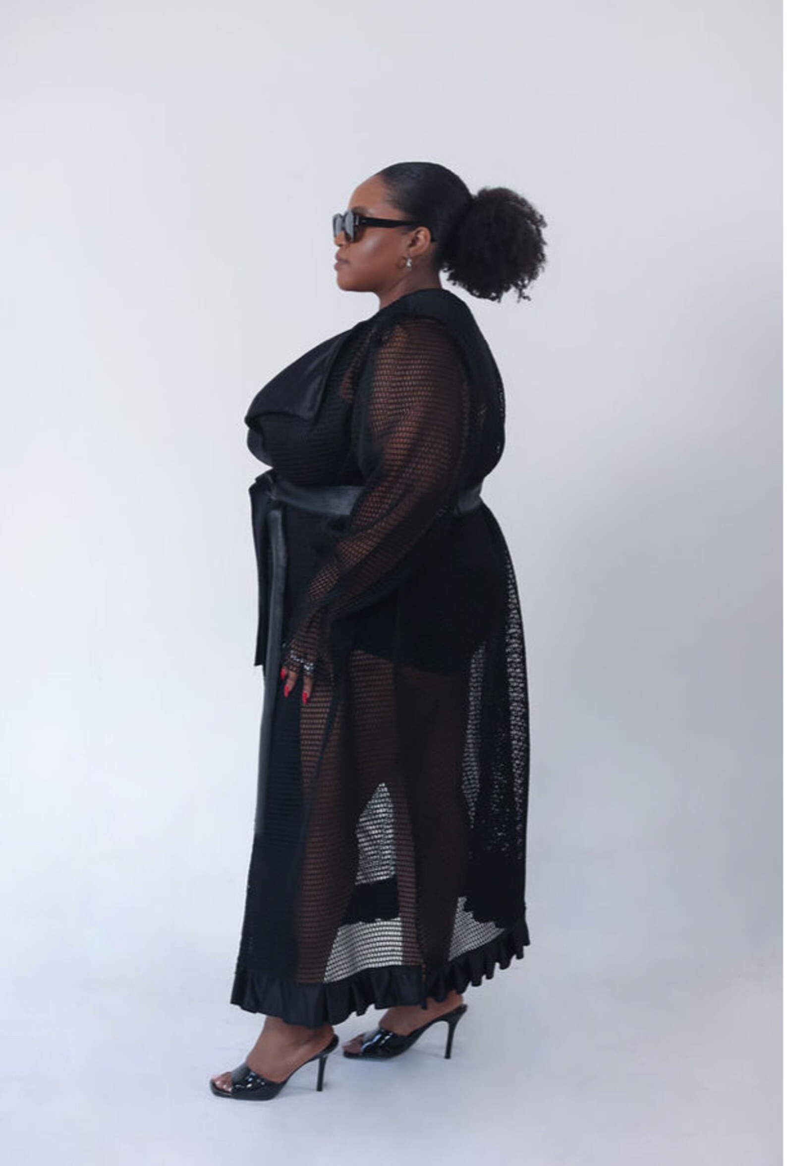The Kenesha PLUS SIZE Mesh Jacket - Etsy