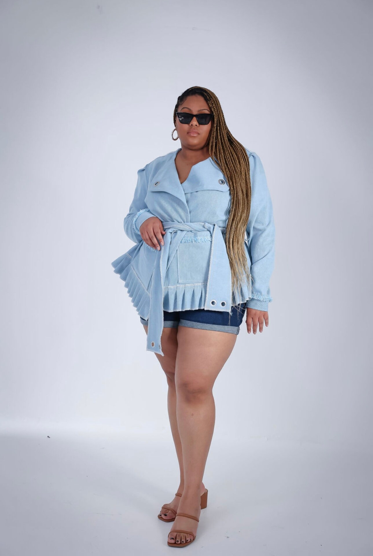 The Dani PLUS SIZE Denim Jacket - Etsy