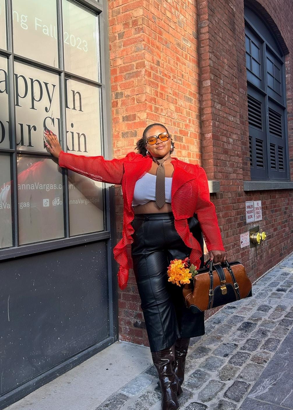 The Soph 2.0 Plus Size Fish Net Top With Ruffles Connecting the Front ...