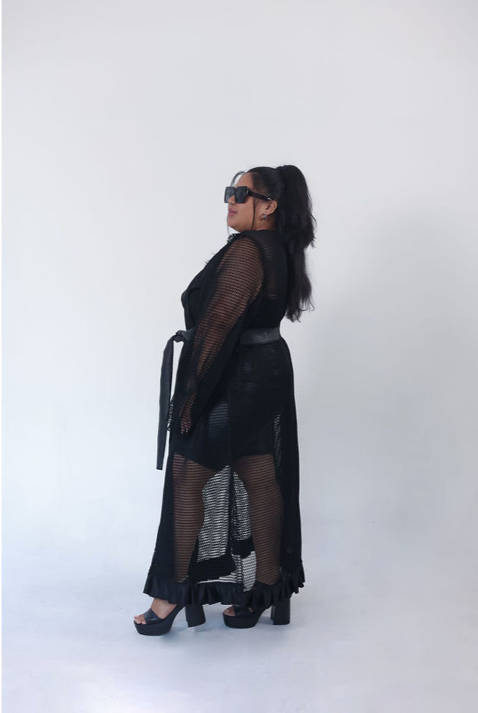 The Kenesha PLUS SIZE Mesh Jacket - Etsy