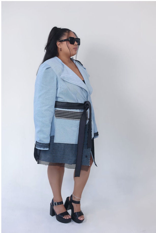 The Ari Plus Size Denim Jacket - Etsy
