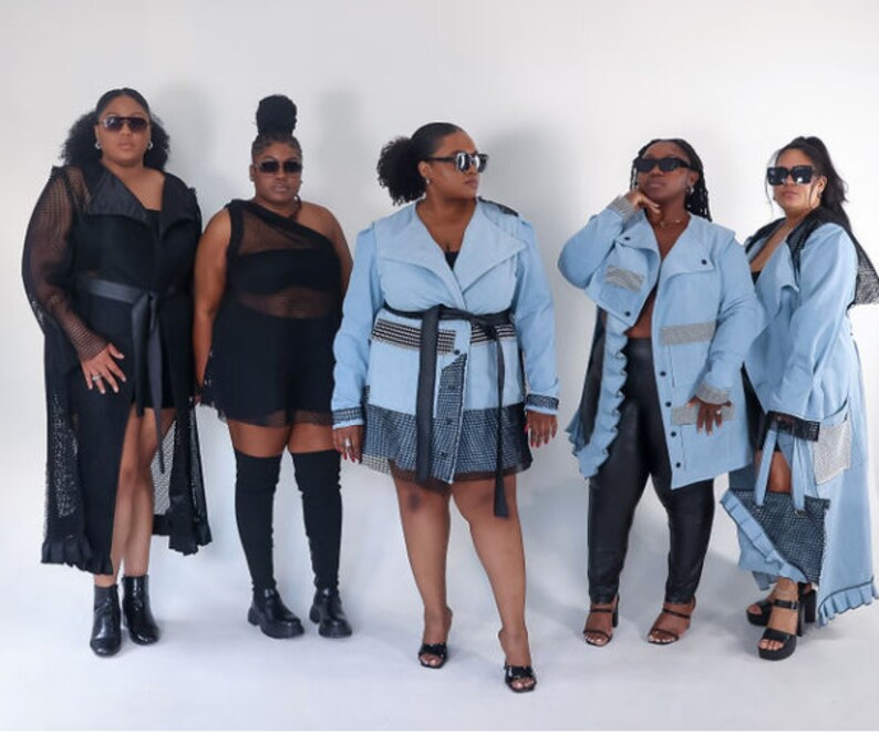 The Ari Plus Size Denim Jacket - Etsy