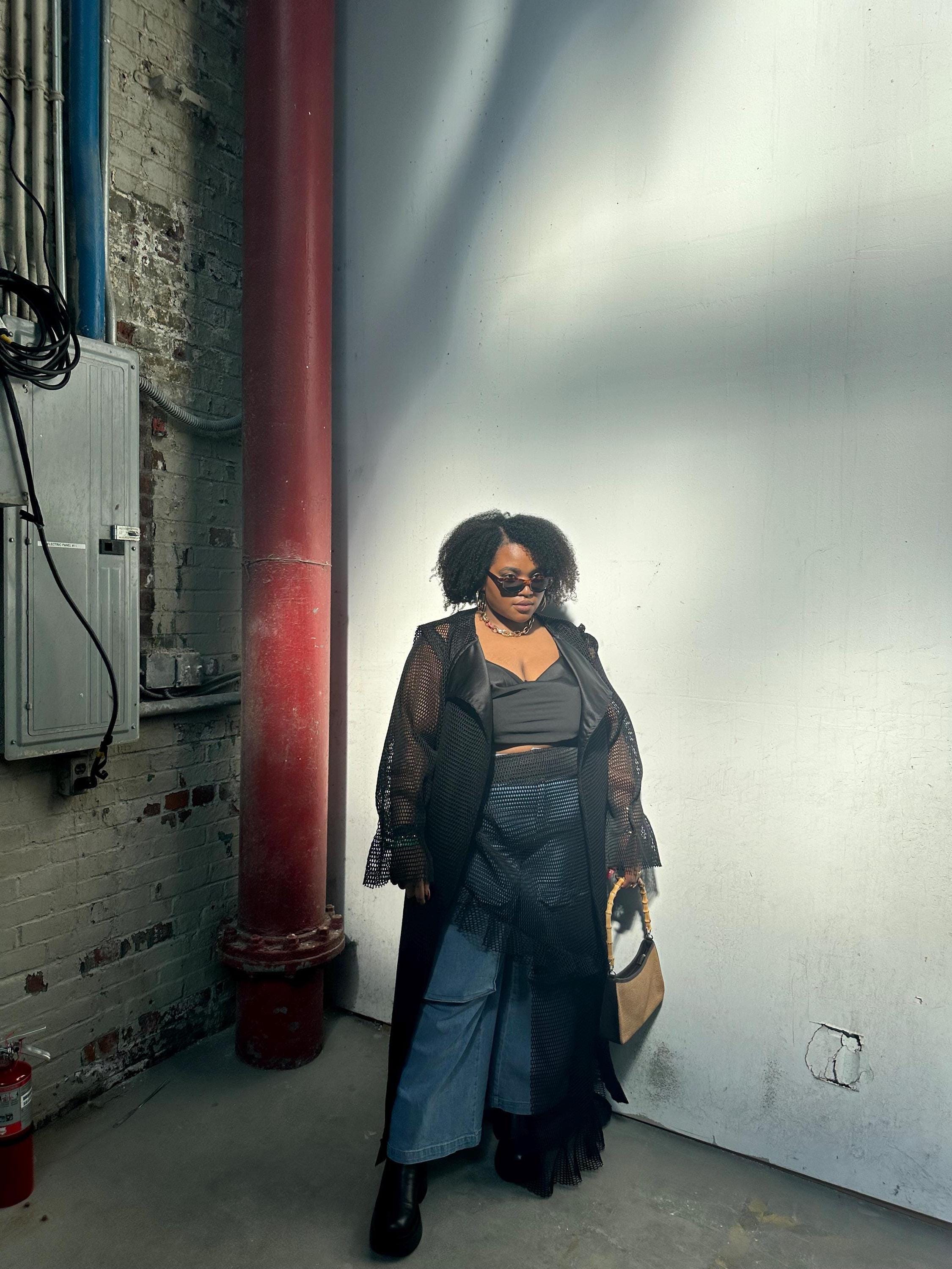 The Kenesha PLUS SIZE Mesh Jacket - Etsy